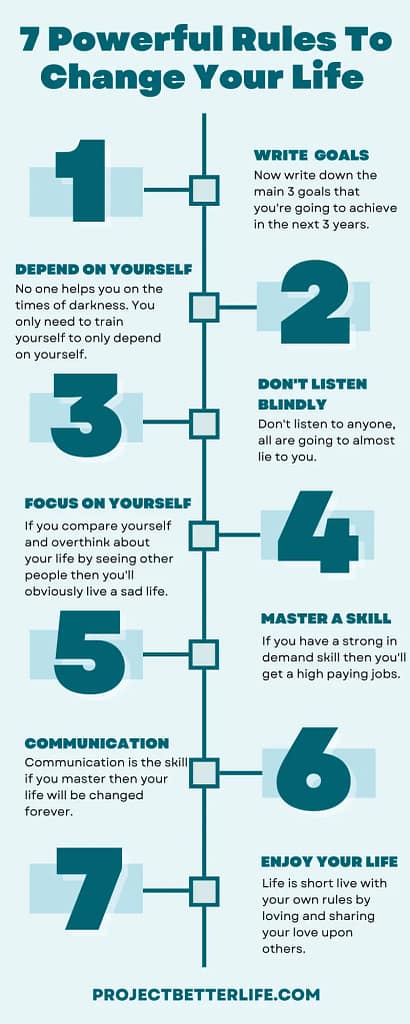 12 Powerful Rules To Change Your Life Completely